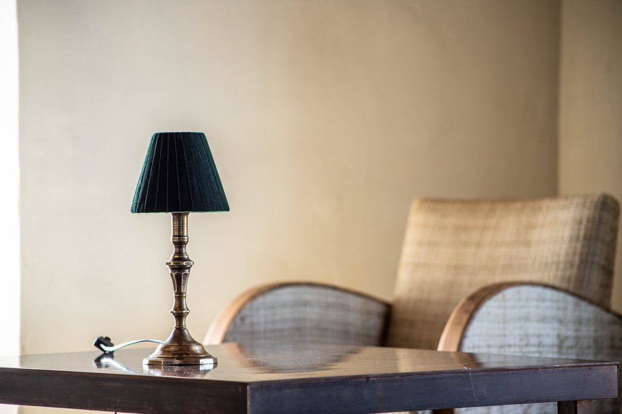 Pleated velvet lampshade – Milabo Design